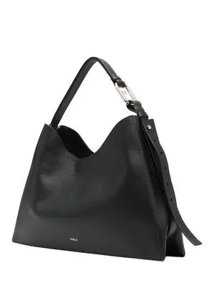 Furla Nuvola Zipped Shoulder Bag - Black