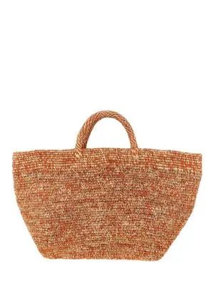 IBELIV Raffia Tote Bag - Brown