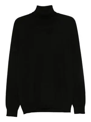 DRUMOHR Turtleneck Wool Sweater - Black