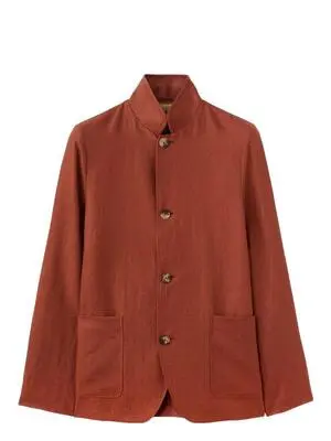 Loro Piana Single-breasted Long-sleeved Casual Jacket - Red