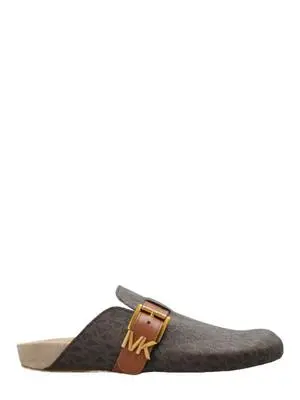 Michael Kors Round Toe Mules - Brown