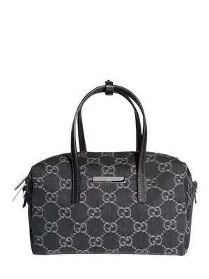 Gucci Gucci Small Boston Bag With Plaque Black