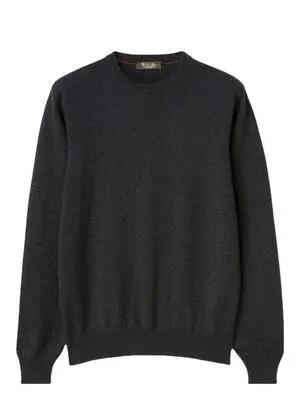 Loro Piana Crew-neck Cashmere Jumper - Black