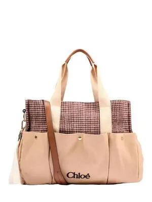 Chloé Patterned Diaper Bag - Beige
