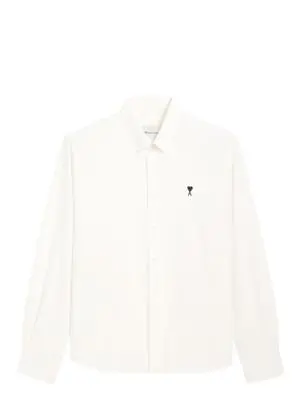 AMI Paris Logo Detailed Long Sleeved Shirt - No