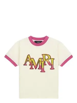 Amiri Staggered Ringer T-shirt - Ivory