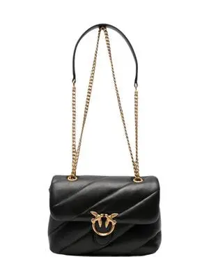 Pinko Flap Shoulder Bag - Black
