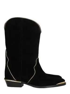 Isabel Marant Étoile Round-toe Short Boots - Black