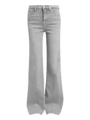 7 For All Mankind Flared Jeans - Grey