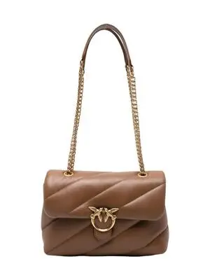 Pinko Quilted Flap Shoulder Bag - No