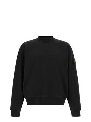 Stone Island Logo-patch Sweatshirt - Black