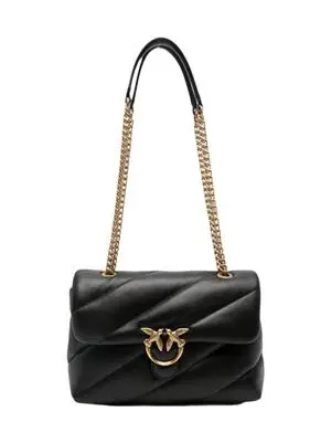 Pinko Flap Shoulder Bag - Black