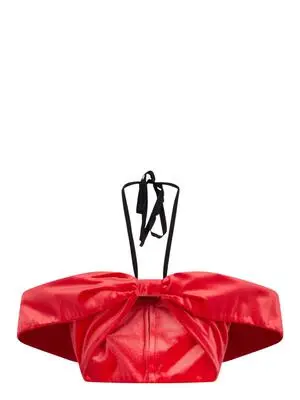 Philosophy Di Lorenzo Serafini Backless Crop Top - Red