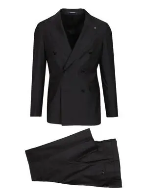 Tagliatore Long-sleeve Suit Set - Blue