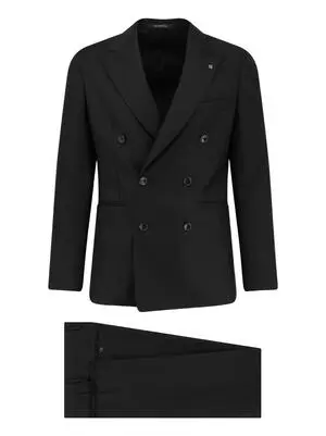 Tagliatore Double-breasted Suit - Black