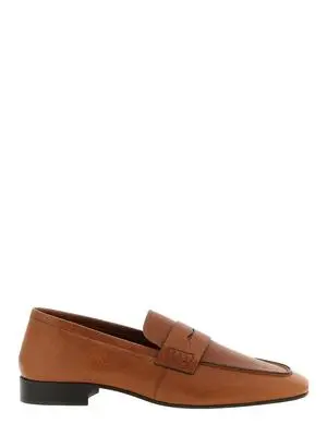 Dries Van Noten Square-toe Loafers - Brown