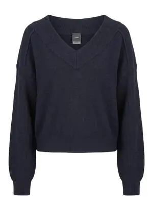 Pinko V-neck Long Sleeve Sweater - Blue