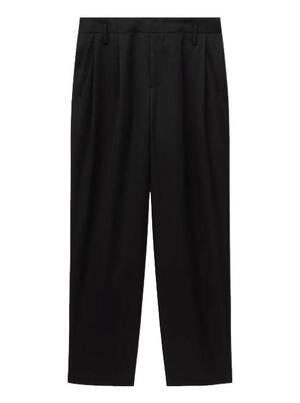 Kenzo Pleated Tapered Trousers - Black