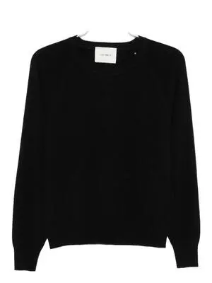LISA YANG Long-sleeve Crew-neck Sweater Black