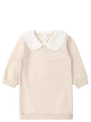 Chloé Long-sleeved Dress With Peter Pan Collar - Pink