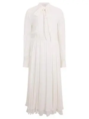 Philosophy Di Lorenzo Serafini Tie-neck Long Dress - No