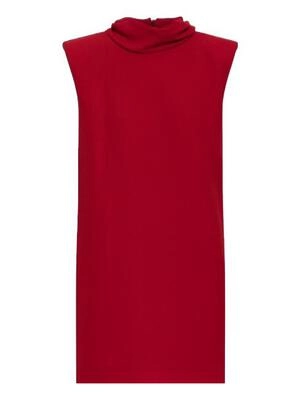 Valentino Garavani High-neck Sleeveless Dress - Red