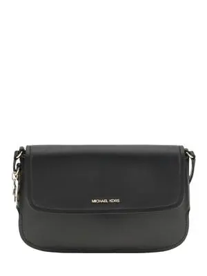 Michael Kors Logo-plaque Crossbody Bag - Black
