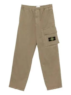 Stone Island Elastic-waist Casual Trousers - Brown