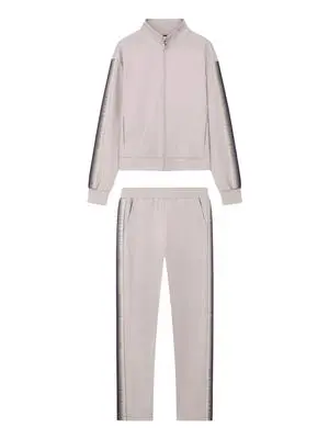 EA7 Cotton And Modal Tracksuit - Grey