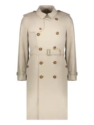 Burberry Double-breasted Trench Coat - Beige