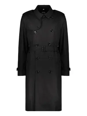 Burberry Double-breasted Trench Coat - Black