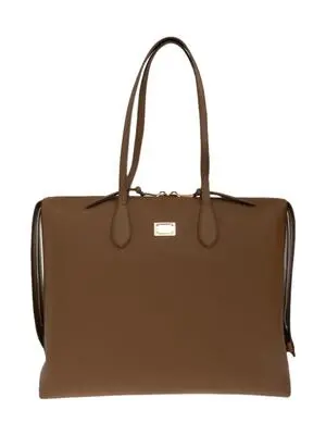 Dolce & Gabbana Logo Shoulder Bag - Brown