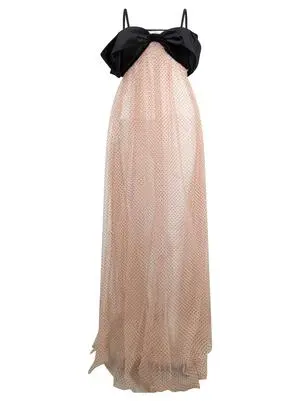 Philosophy Di Lorenzo Serafini Bow Maxi Dress - Nude