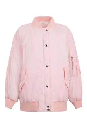 Philosophy Di Lorenzo Serafini Long Sleeve Bomber Jacket - Pink