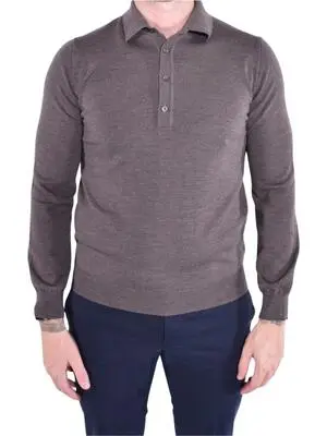 KANGRA Four-button Polo Shirt - Gray