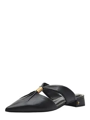 Vince Camuto Vanika Gathered Slip-on Mules Shoes Egyptian - Black