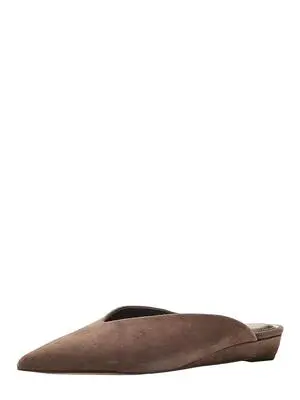 VINCE CAMUTO Vinia Slip-on Flat Mules Women's Shoes Toasted Taupe