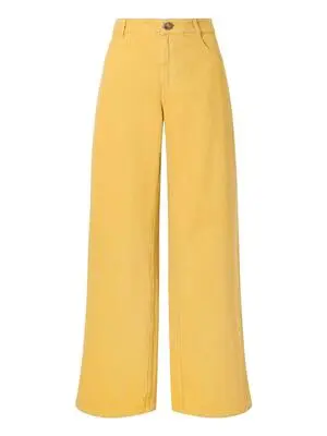Christopher Esber Relaxed Wide-leg Denim Pants - Yellow