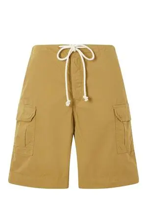 JAMIE HALLER Rope Tie Jersey Cargo Shorts - Brown
