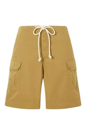 JAMIE HALLER Rope Tie Jersey Cargo Shorts - Camel