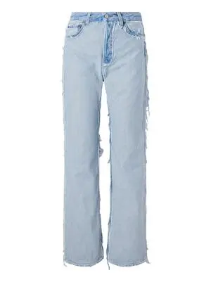 Acne Studios Pazer Mini Skeleton Straight-leg Jeans - Blue