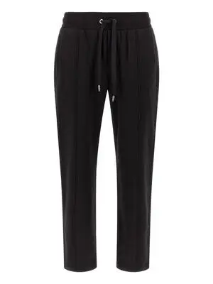 Dolce & Gabbana Logo Plaque Joggers - Black