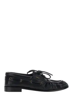 Saint Laurent Le Loafer Bateau - Black
