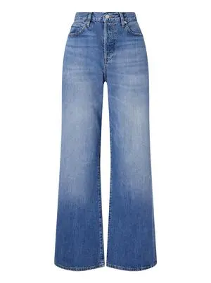 FRAME The Off Duty Loose Wide-leg Jeans - Blue