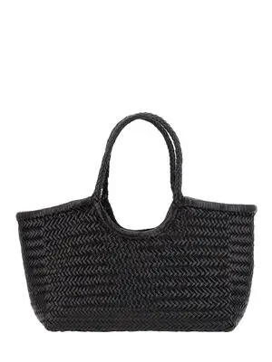 Dragon Diffusion Woven Leather Tote Bag - Multicolor