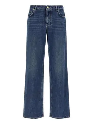 Dolce & Gabbana Wide Leg Jeans - Blue