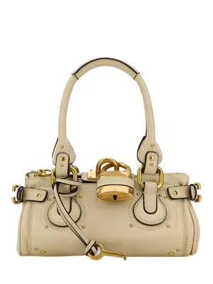 Chloé Sand Leather Small Paddington Handbag - Brown