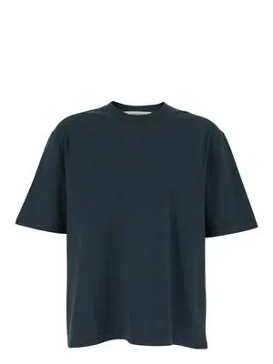 GOLDEN GOOSE T-shirt With Maxi Logo On The Back In Cotton For - Black