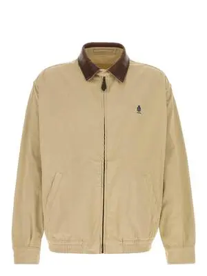 Prada Sand Cotton Jacket - Brown