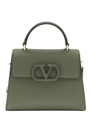 Valentino Garavani Vsling Mini Grained Calfskin Handbag - Green